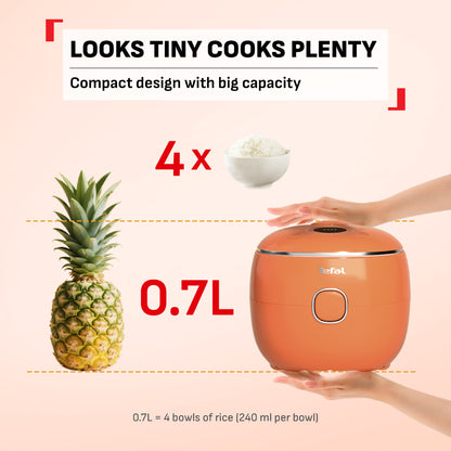 Tefal POP Rice Cooker Eucalyptus 0.7L (4 Cups) RK5354 | TEFAL – Tefal ...